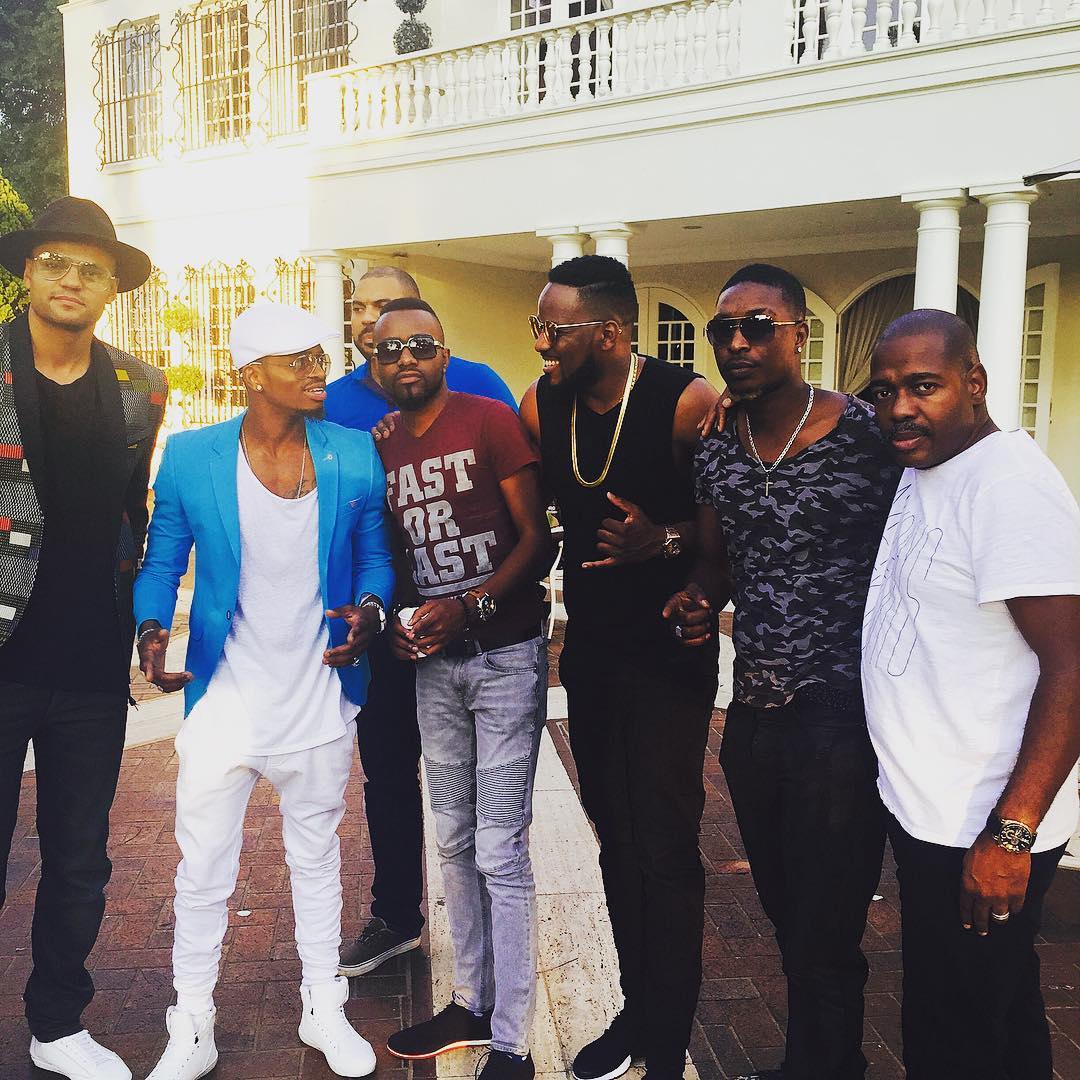 Picha: Rapper wa Malawi Tay Grin, Diamond na Mohombi washoot video SA ...