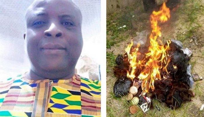 Mchungaji achoma mawigi na vipodozi vya muumini wake kisa kutokutana na ...