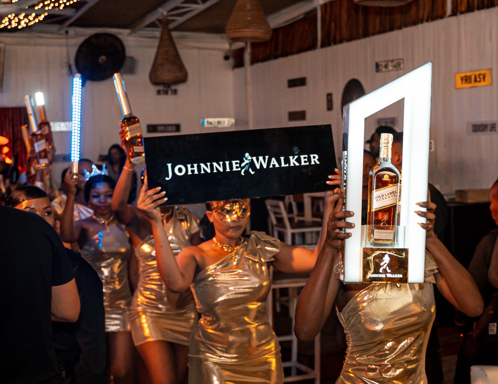Johnnie Walker Gold Label’s Gold Edition Party Lights Up Tips Coco ...